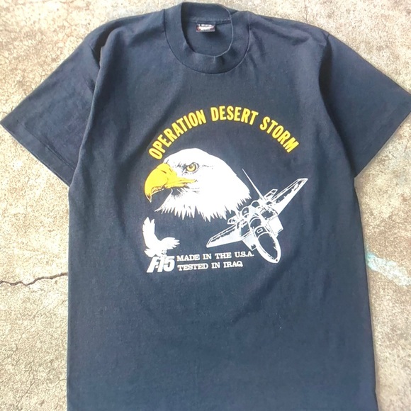 Shirts | Operation Desert Storm Black Tshirt | Poshmark